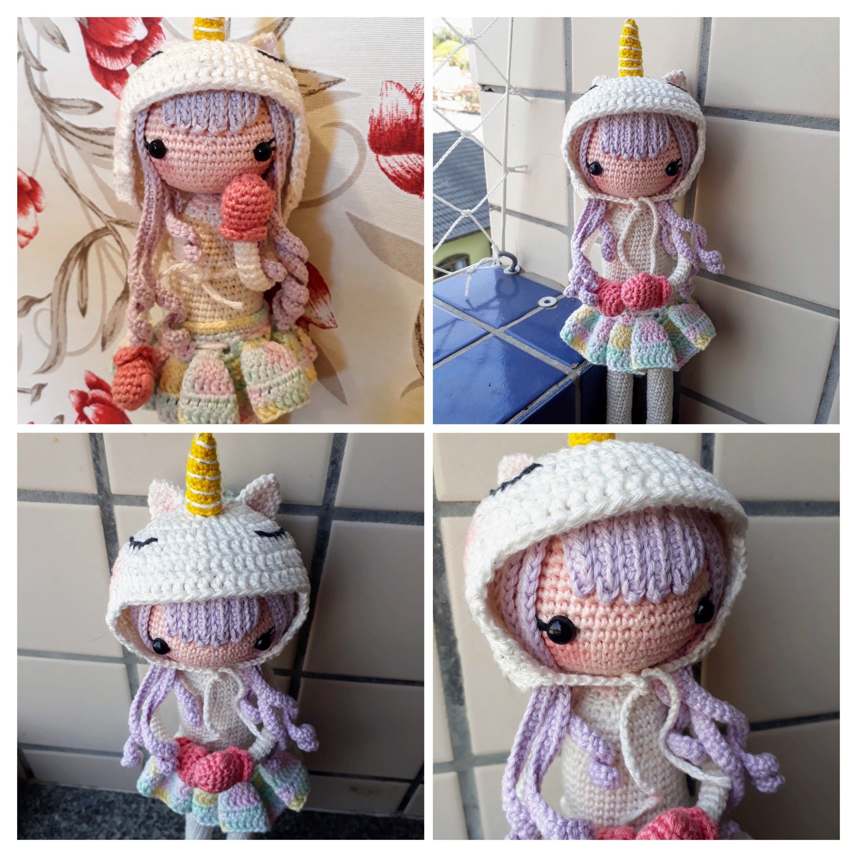 Babi, the Unicorn Lady Amigurumi Pattern DIGITAL PDF FILE - Etsy
