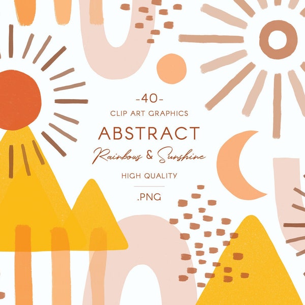 Abstract Rainbow Art - Etsy