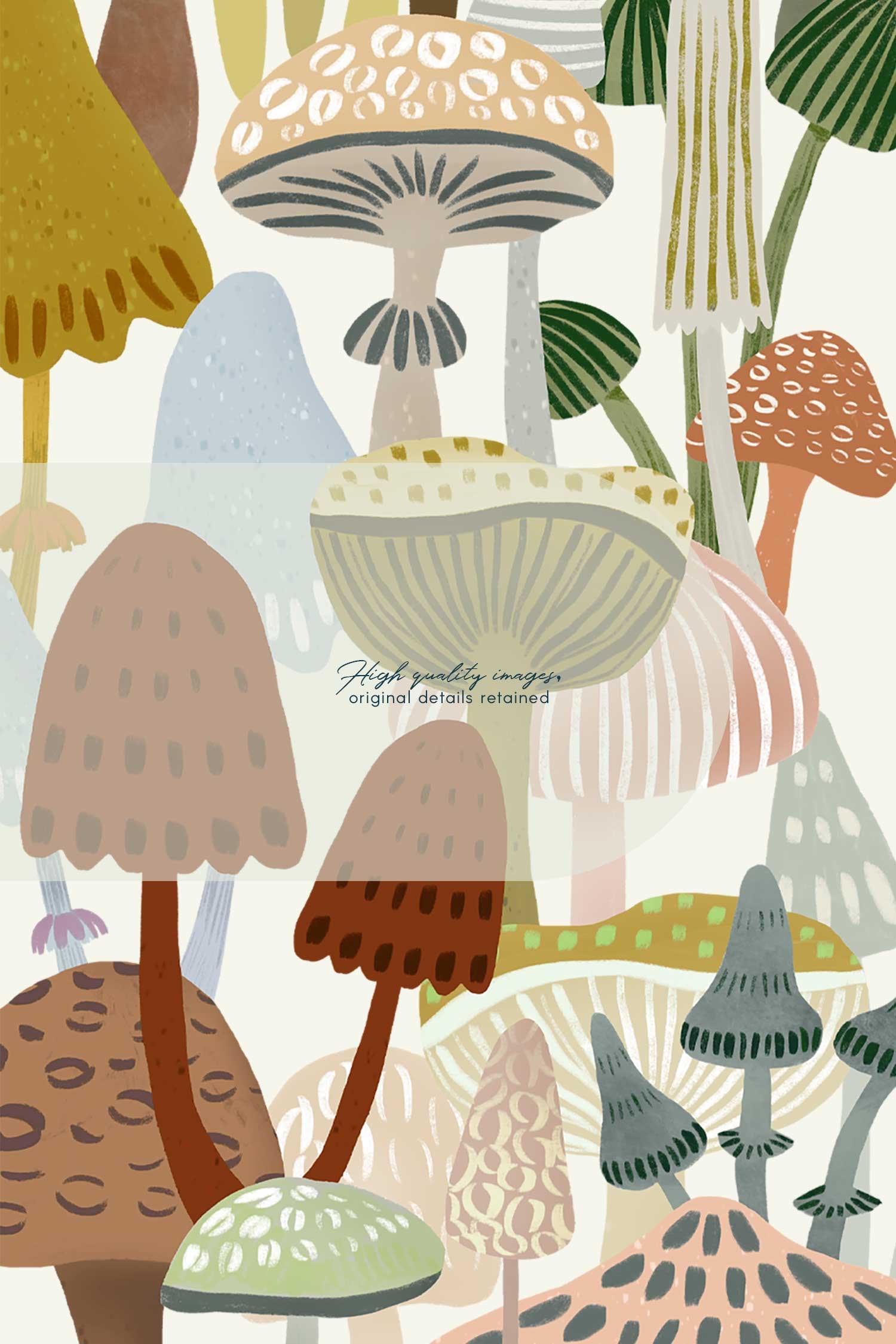 Mushroom Clip Art, Colorful Fungi Graphics, Watercolor Fungus ...