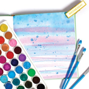 Abstract Watercolor Digital Papers, VOL IV, 14 Hand Painted Watercolor ...