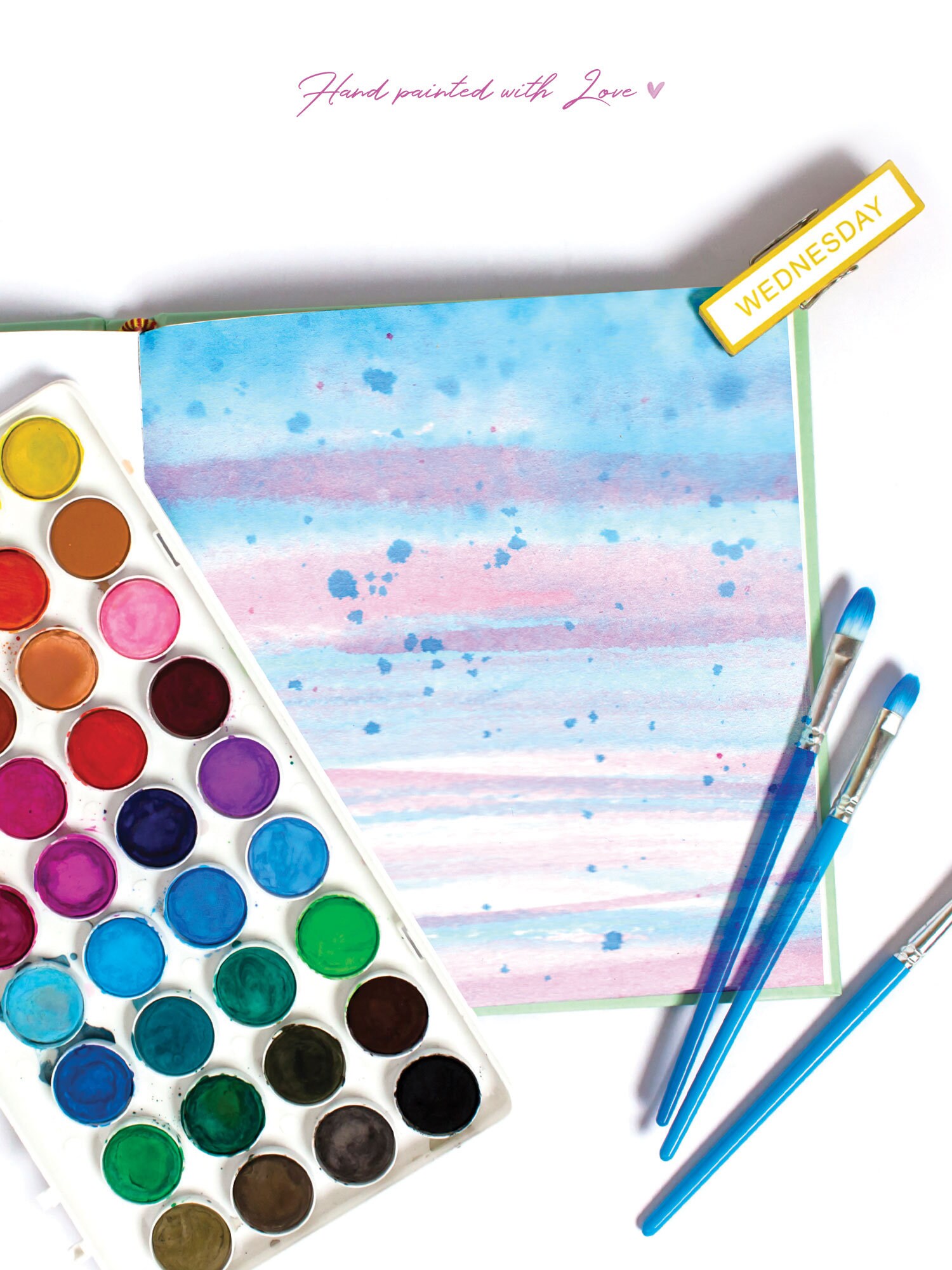 Abstract Watercolor Digital Papers, VOL IV, 14 Hand Painted Watercolor ...