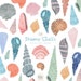 Seashells Clip Art, PNG Cute Watercolor Sealife Illustrations in Pastel ...