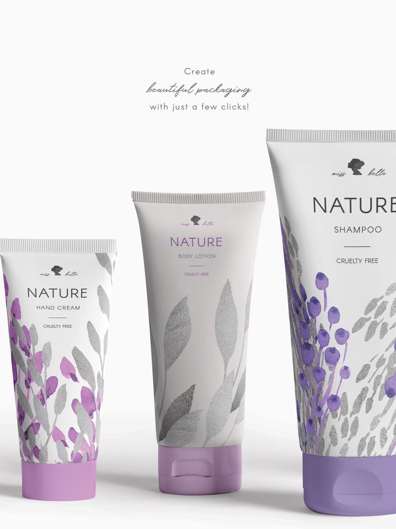 Touch of Silver Clipart Set Violet Watercolor Florals & - Etsy