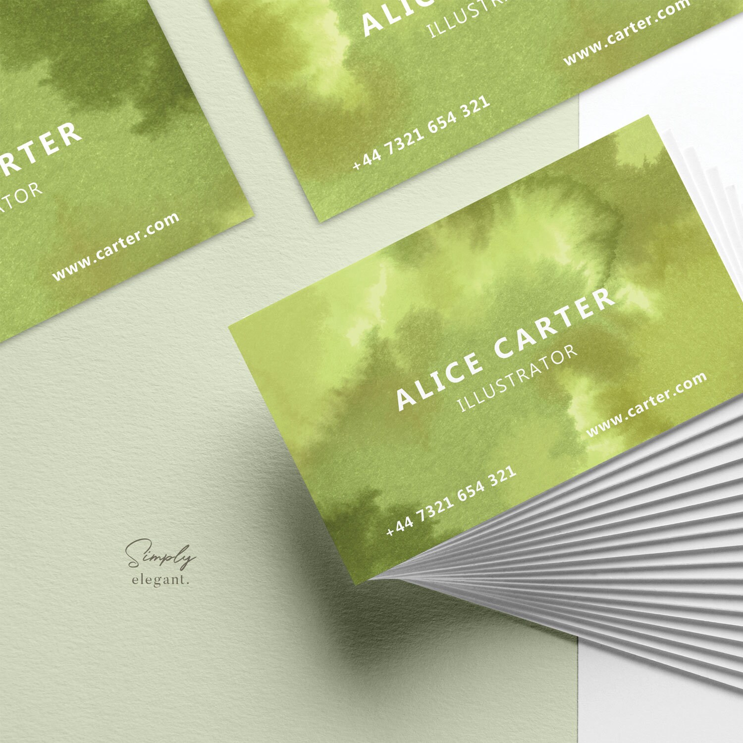 Chartreuse Watercolor Digital Paper, Green Abstract Background - Etsy