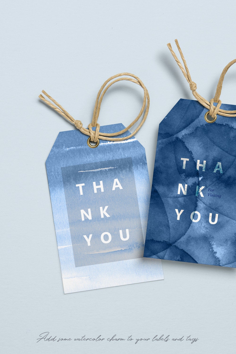 Blue Abstract Watercolor Digital Paper, Clip Art Backgrounds, Hand ...