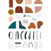 Modern Boho Collage Clipart Neutral Abstract Shapes Hand - Etsy