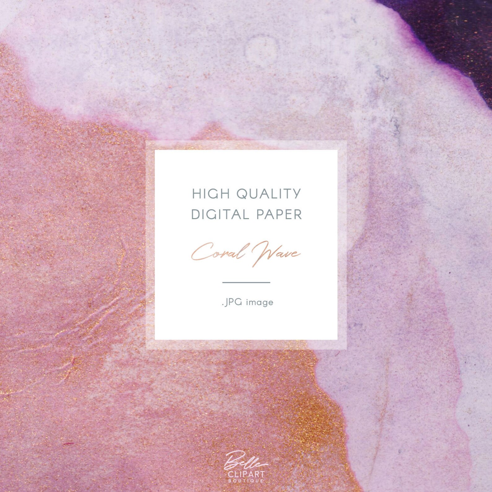 Abstract Watercolor Digital Paper in Coral, Hand Painted Backdrop - Etsy