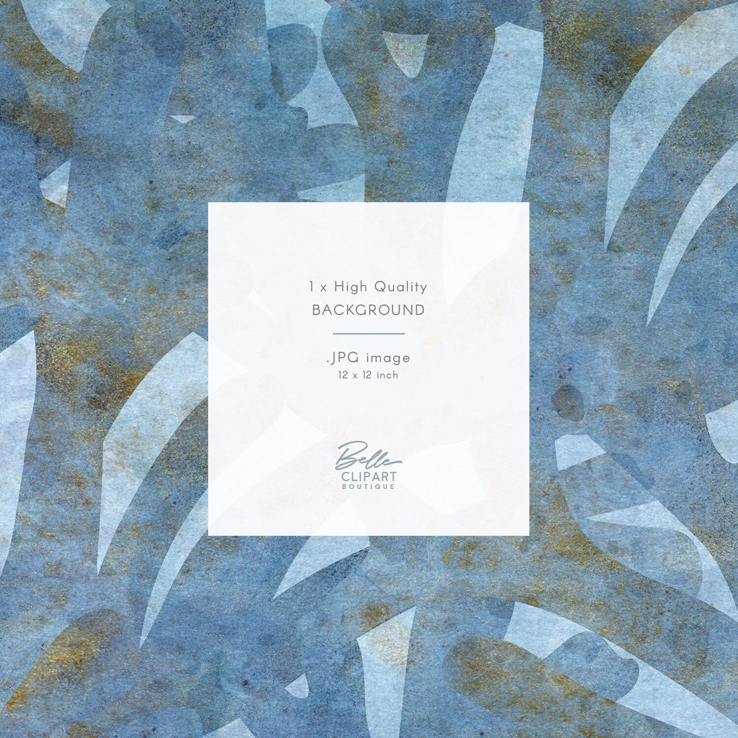 Blue Watercolor Digital Paper Abstract Coral Background High - Etsy