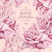 Rustic Roses Clipart, Pink Wedding Flowers, Vintage Illustration - Etsy