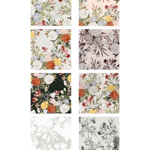 Vintage Floral Digital Paper Set, Cottagecore Wildflower/ Botanical ...