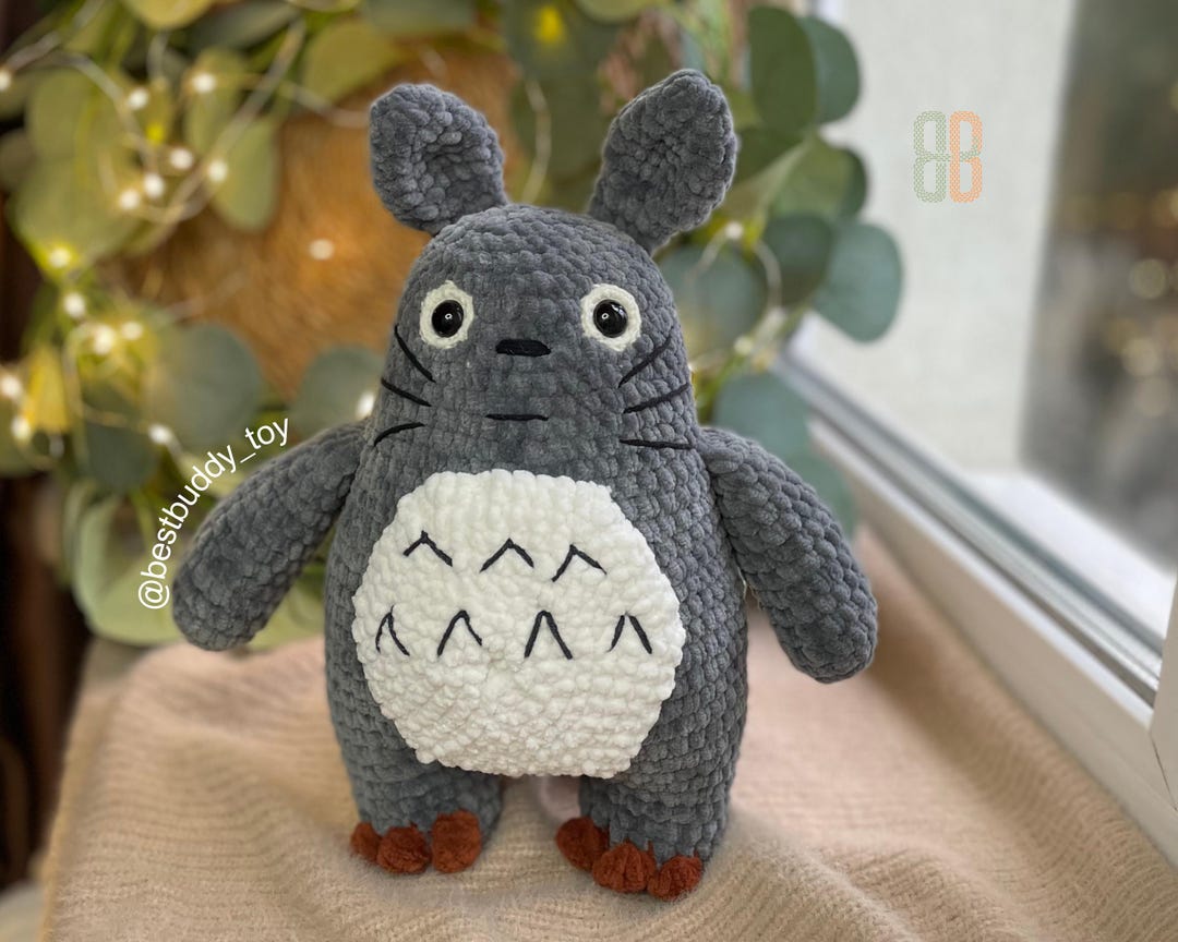 Handmade Amigurumi Totoro Plush | Soft Crochet Toy | Cute Collectible ...
