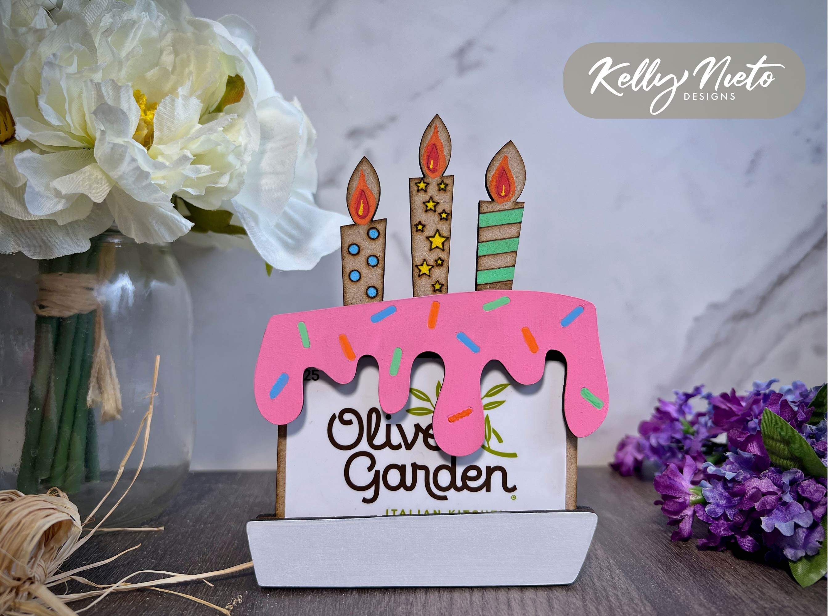 Personalized Happy Birthday Gift Card Holder Laser Cut File - Etsy