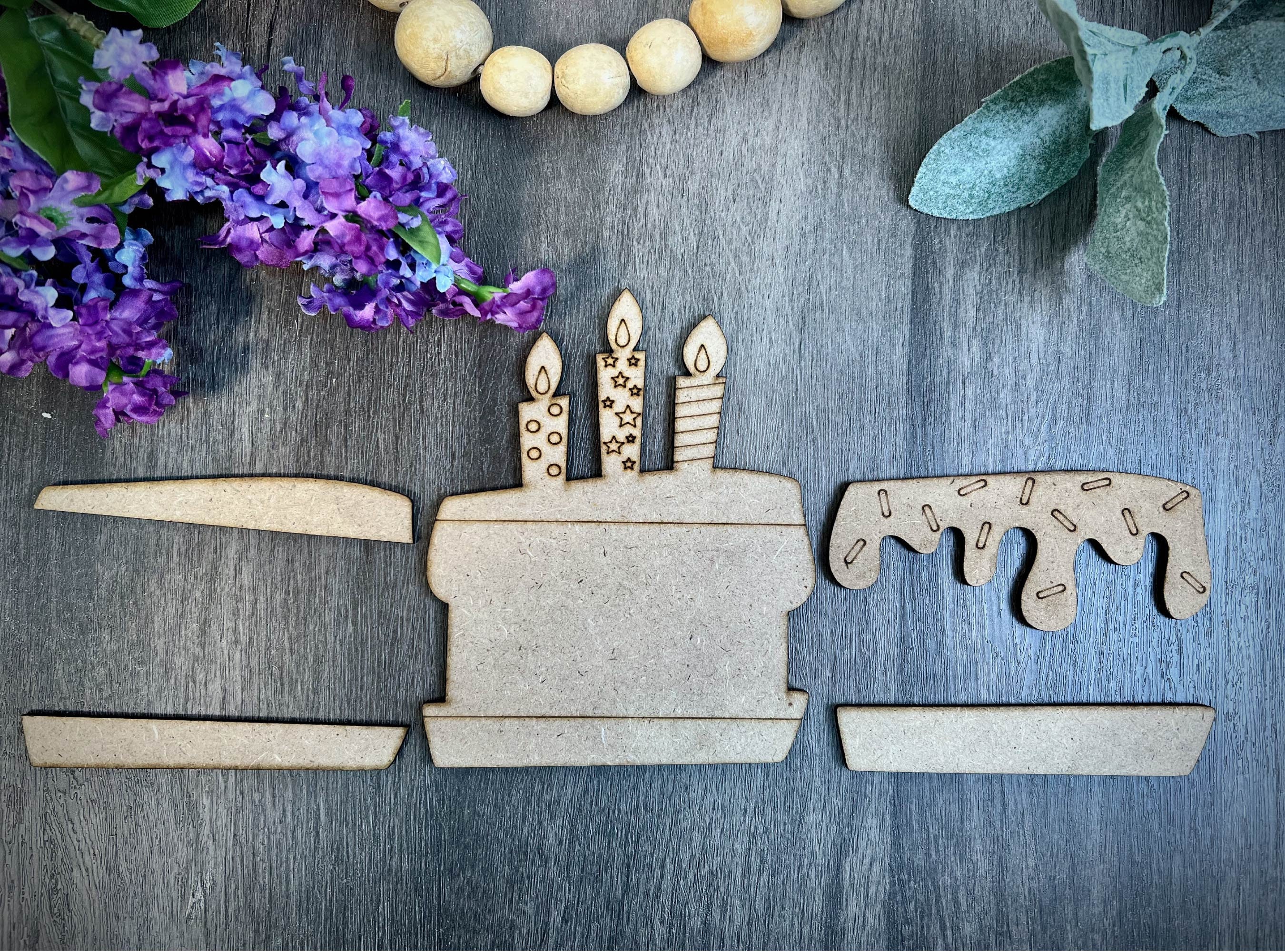 Personalized Happy Birthday Gift Card Holder Laser Cut File - Etsy