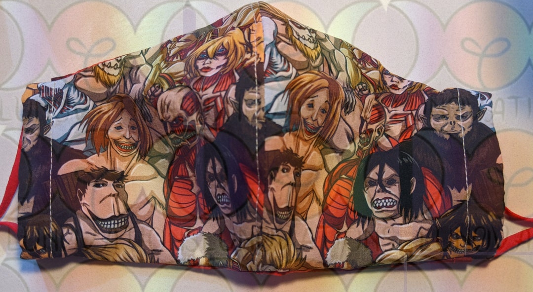 Attack Titan Mask - Etsy