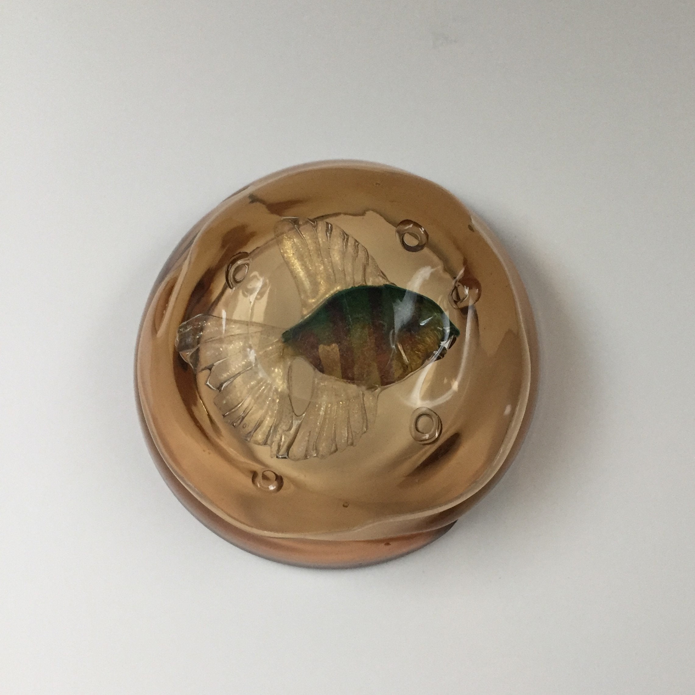 Barbini Aquarium Bowl With Murrine Fish - Etsy