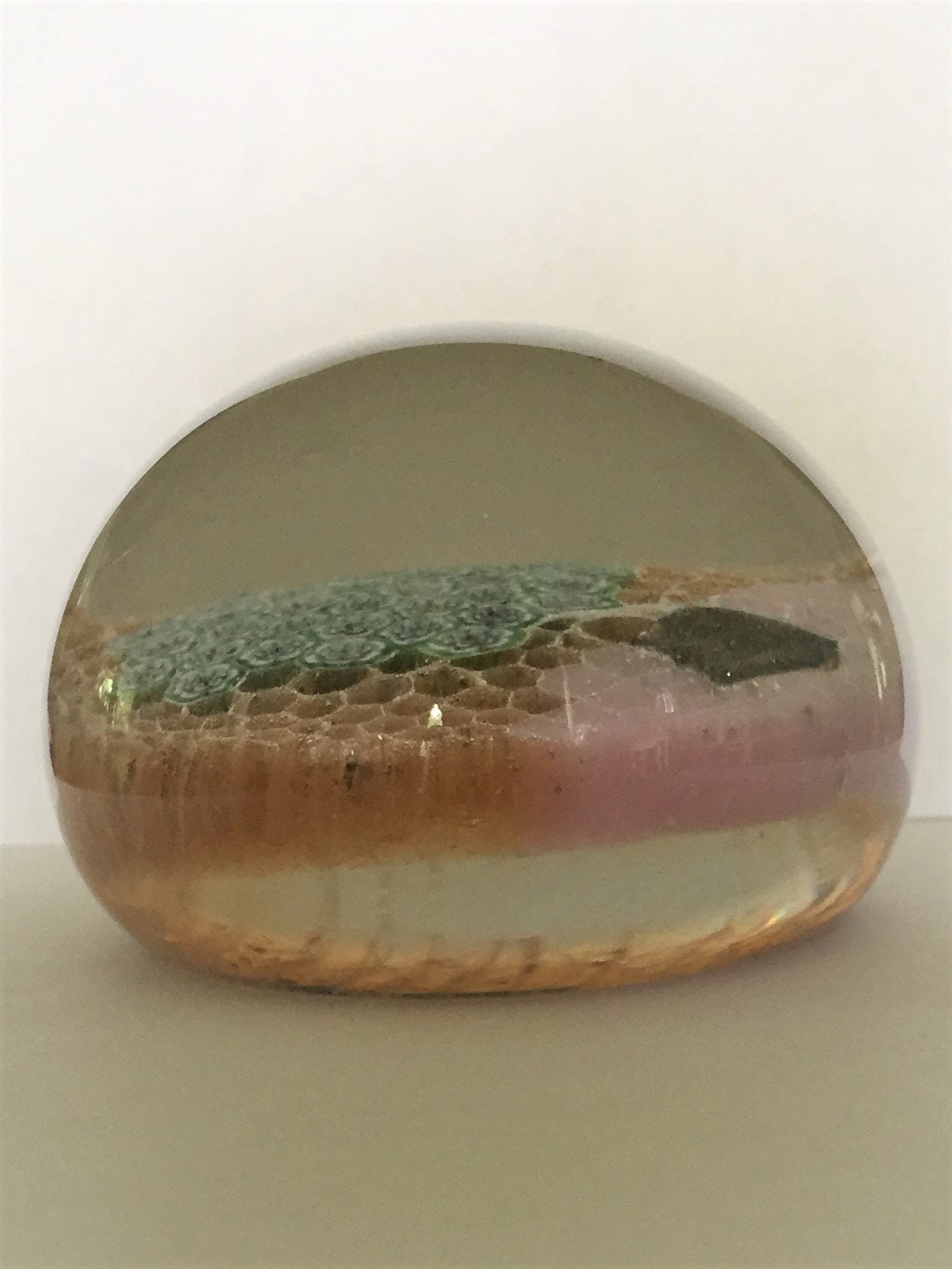 Murano Tree With Honeycomb Glass Paperweight - Etsy