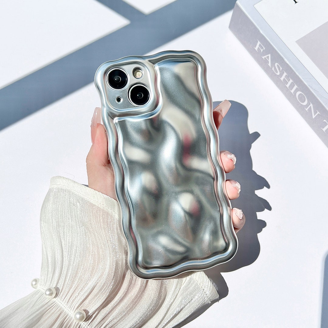 Candy Metallic Wavy Liquid Textured Iphone Case Iphone 11 Case - Etsy