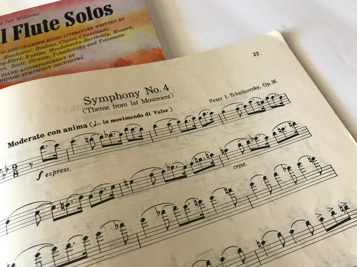 1967 Easy Original Flute Solos Songbook and an Extra Bonus Booklet ...