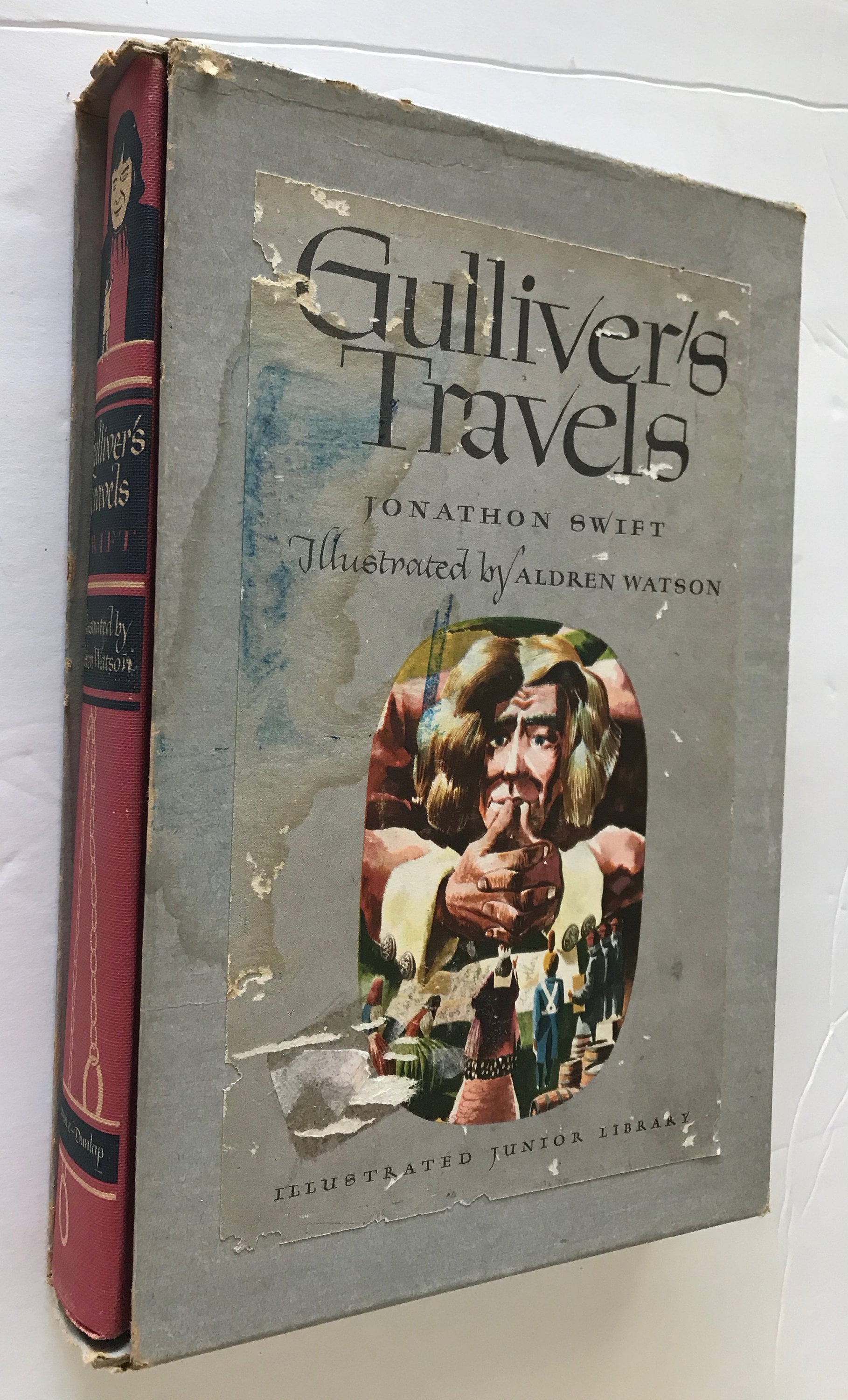 1947 Gulliver's Travels Vintage Hardcover Book With Box by Jonathon ...