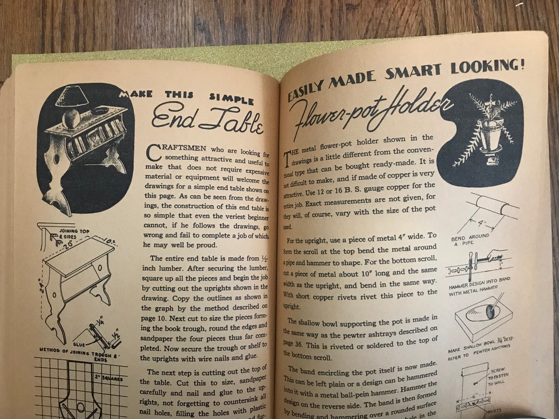 1930s Hobbycraft Book by Emmanuele Stieri Vintage Hobbies Books and ...