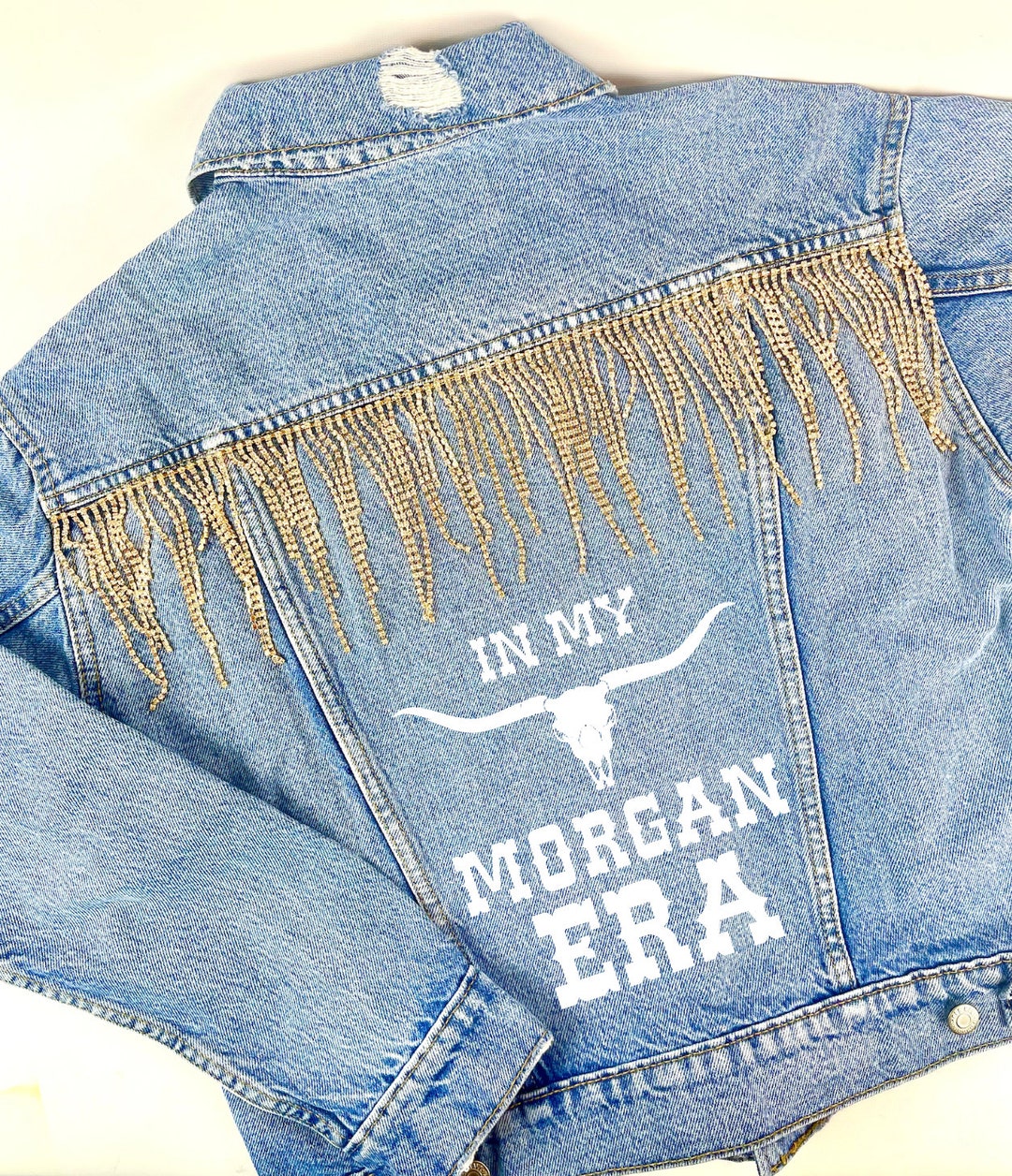 Personalized Custom Jean Denim Jacket Stagecoach Western Morgan Wallen ...