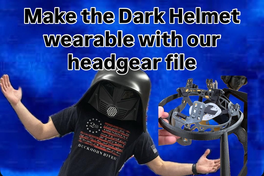 Spaceballs Dark Helmet "helmet LINER Only" 3D Printable STL File - Etsy