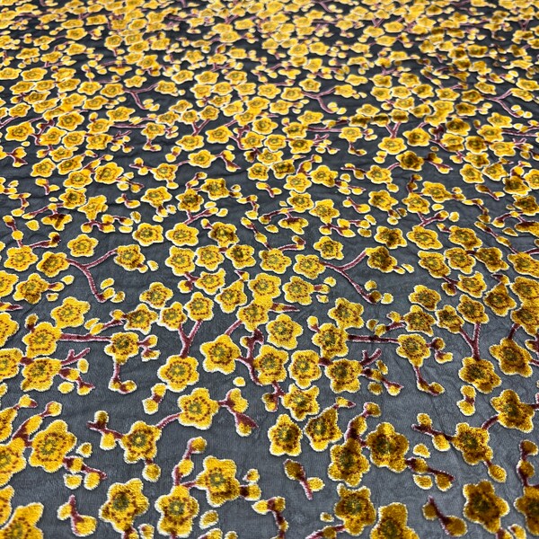 Burnout Velvet Fabric - Etsy