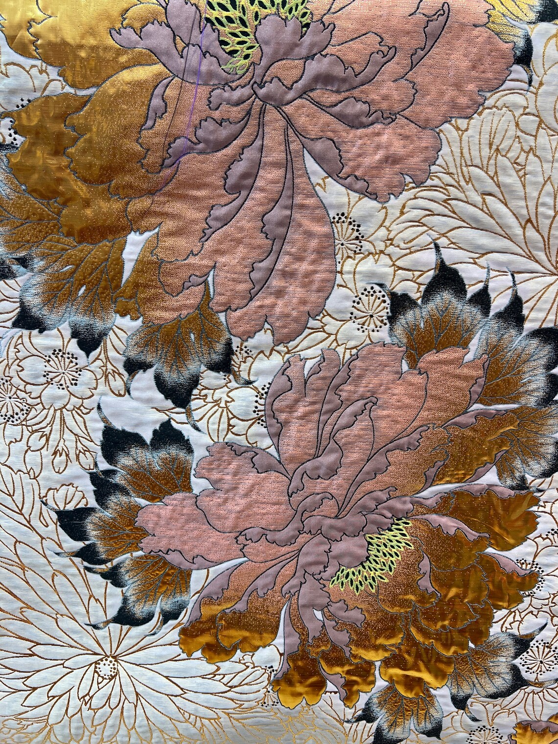 Beautiful Brocade Oversized Floral Pattern Brocade - Etsy