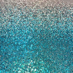 Ombré Sequins Turquoise and Silver Ombré Sequins - Etsy