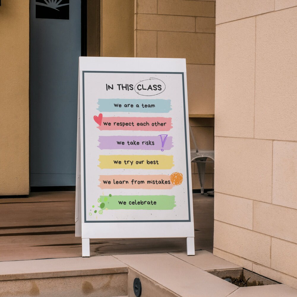 Classroom Motivation Rules for Kids, Preschool, Elementary School ...