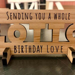 Scratch Card Lottery Ticket Holder, Solid Wood Scratch Card Holder ...