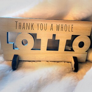 Scratch Card Lottery Ticket Holder, Solid Wood Scratch Card Holder ...