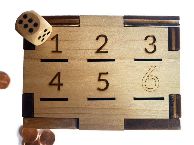 Dice Game Handmade Penny Slots Game Fun Get Rid of Your Coins - Etsy