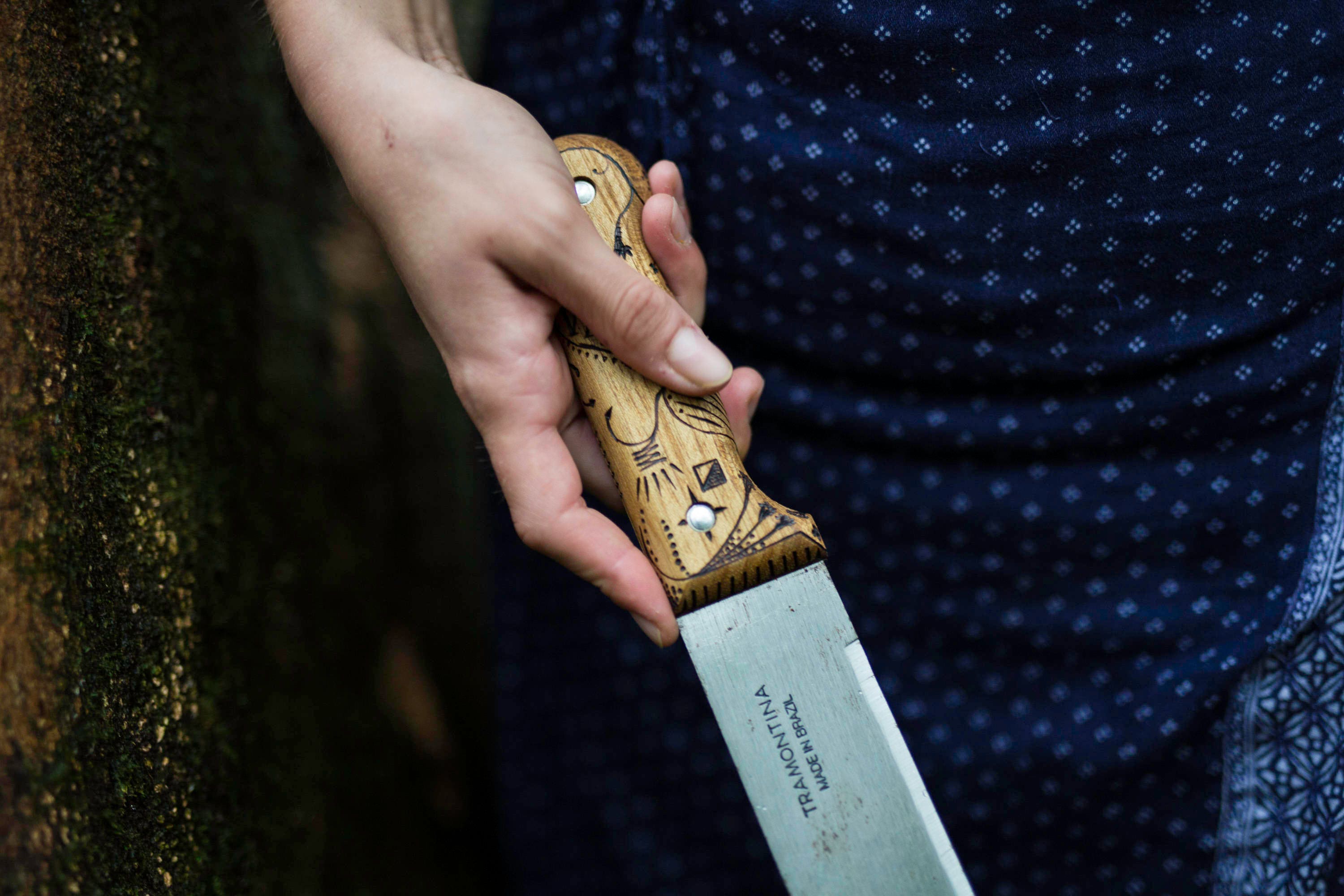 Engraved machete from South America | Etsy