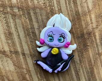 Ursula Little Mermaid Button Boss Witch Button Disney Villain Button ...