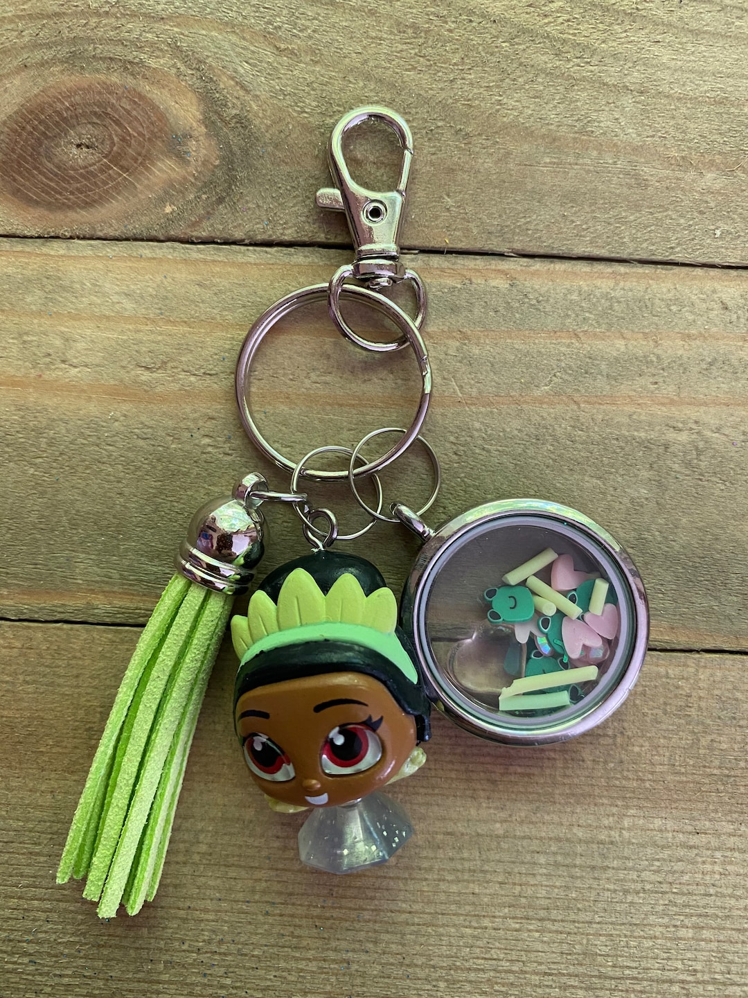 Princess Tiana Doorable Keychain - Etsy