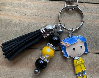 Coraline Keychain - Etsy