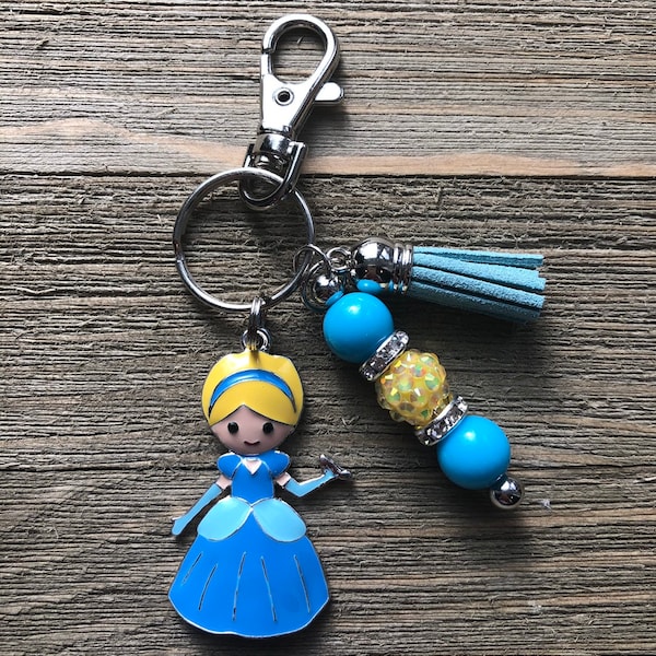 Cinderella Key Chain - Etsy