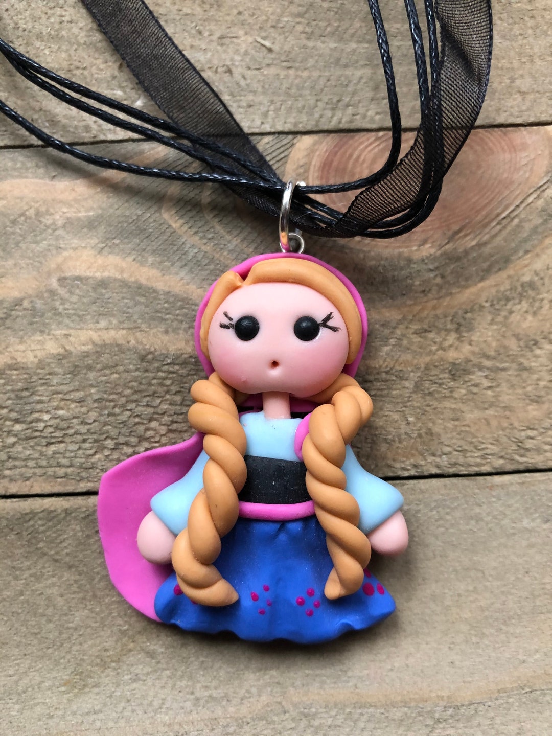 Princess Anna Frozen Ribbon Necklace - Etsy