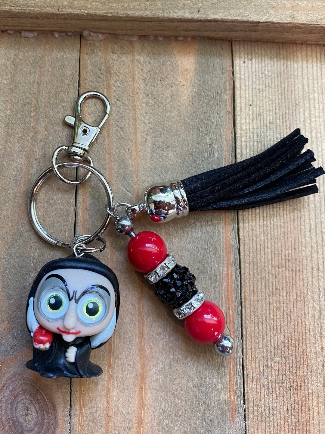 Evil Queen/old Lady Keychain - Etsy