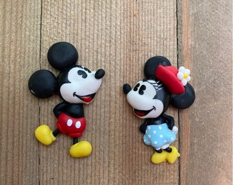 Mickey and Minnie Inspired Disney Gingerbread Cookie Pin Set - Etsy