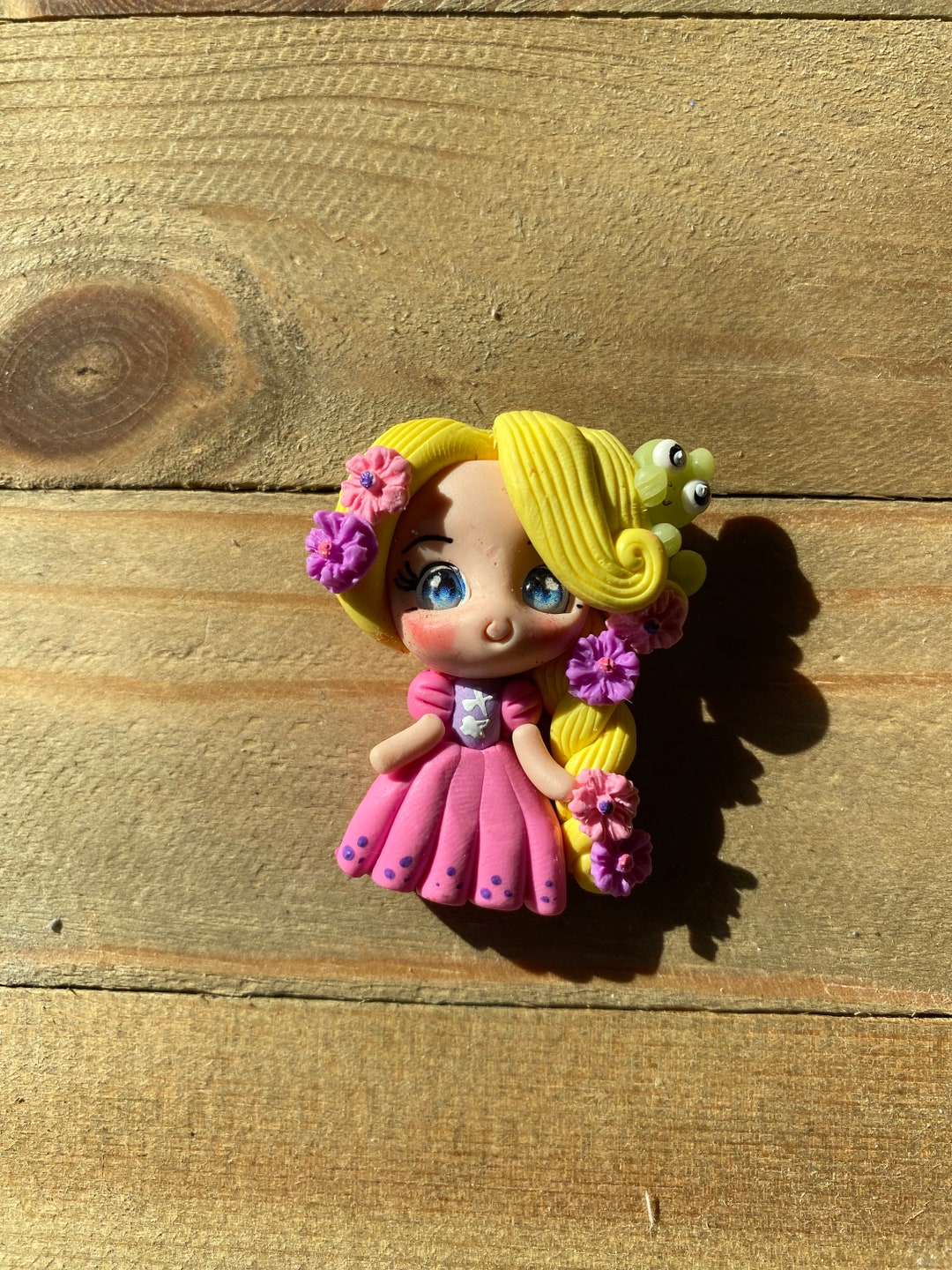 Rapunzel With Flowers in Hair Pin - Etsy