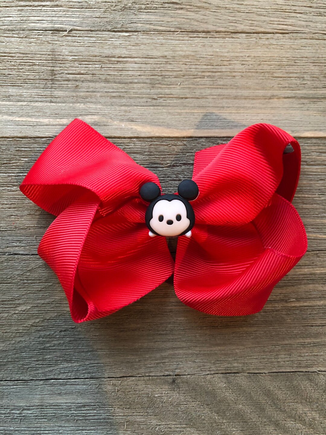 Mickey Mouse Hair Bow - Etsy