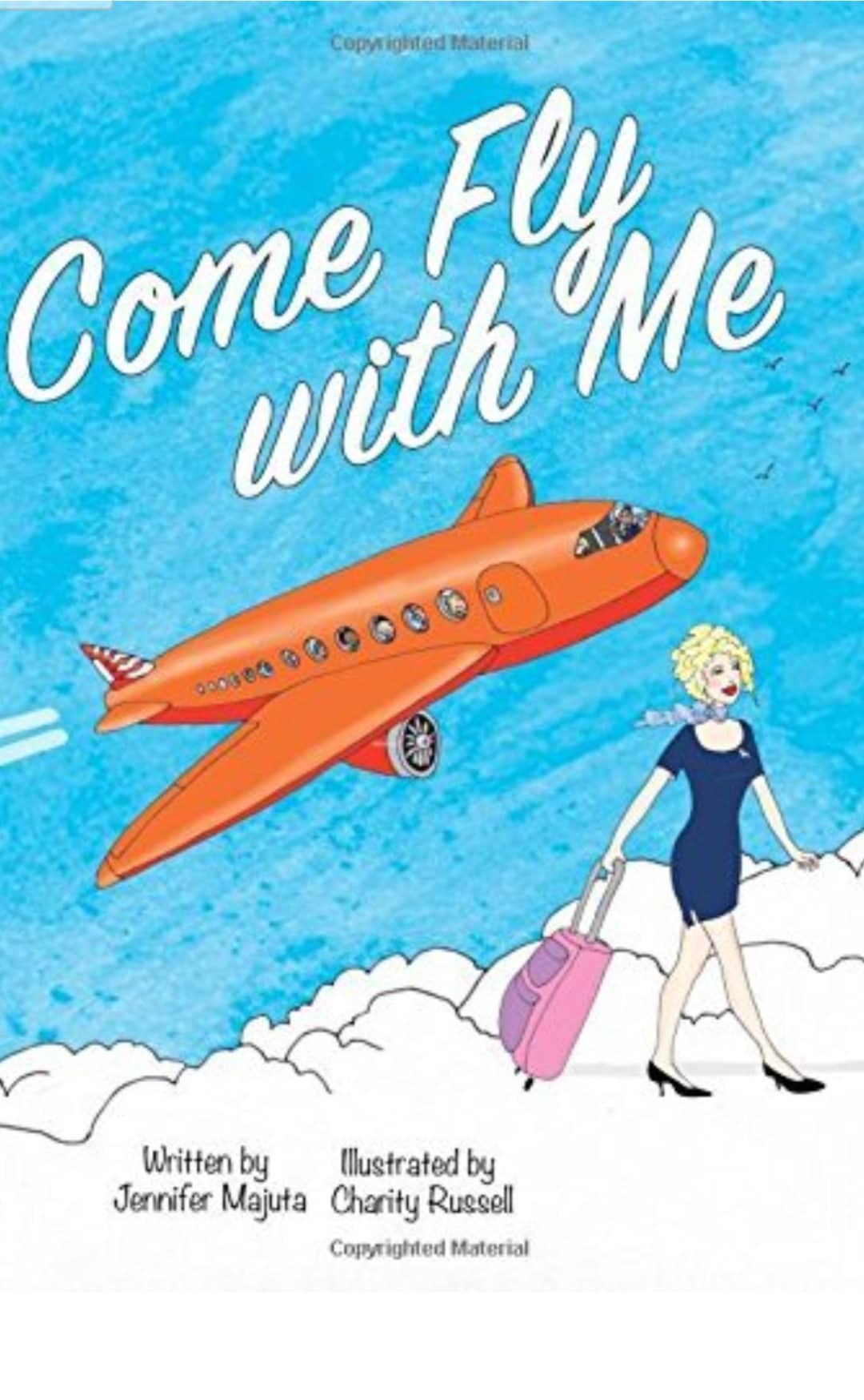 Flight Attendant, Kids Book Travel, Flight Attendant Gift, Come Fly ...