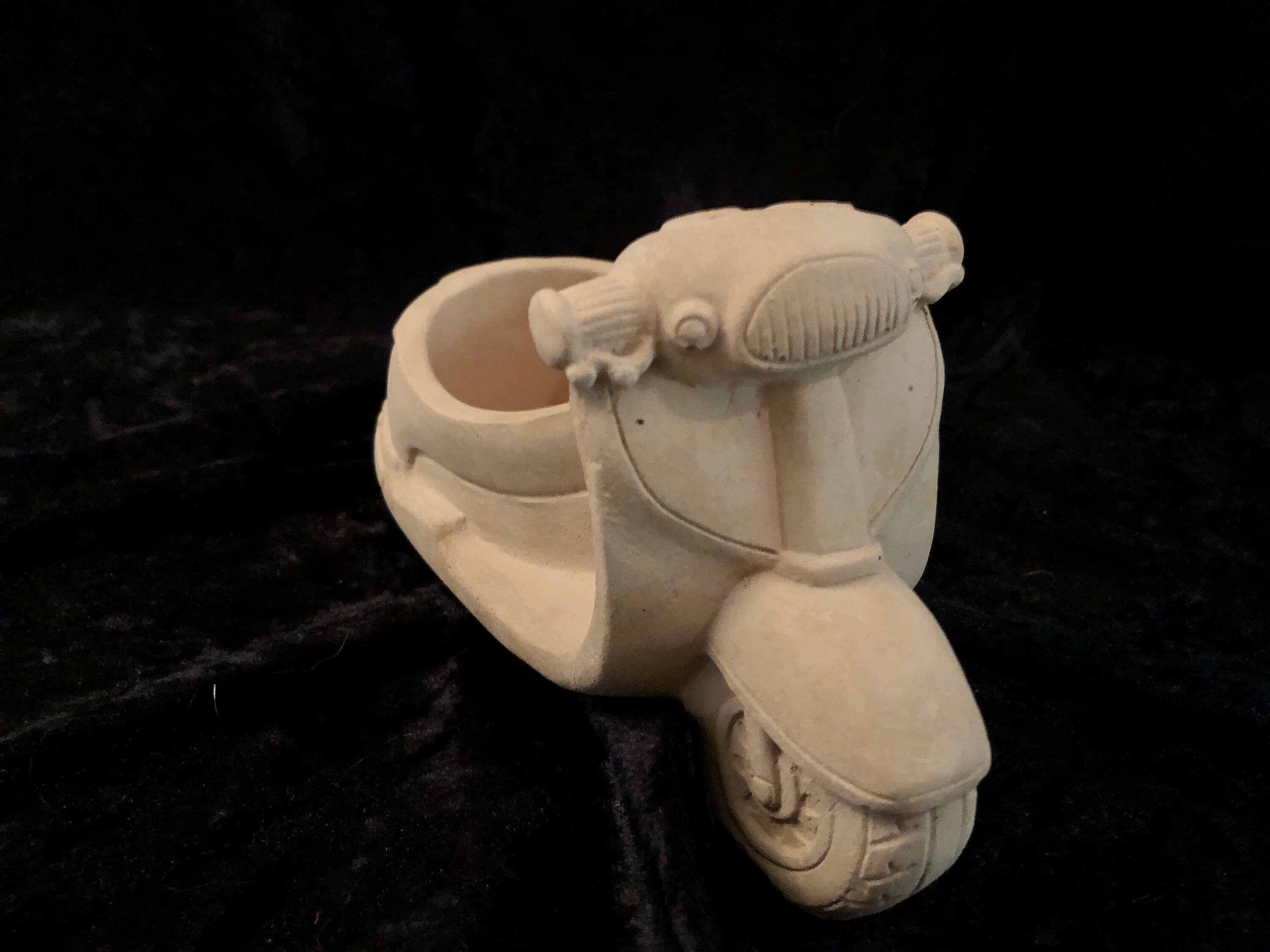 Concrete Rustic Planter Scooter Art Home Decor Garden - Etsy