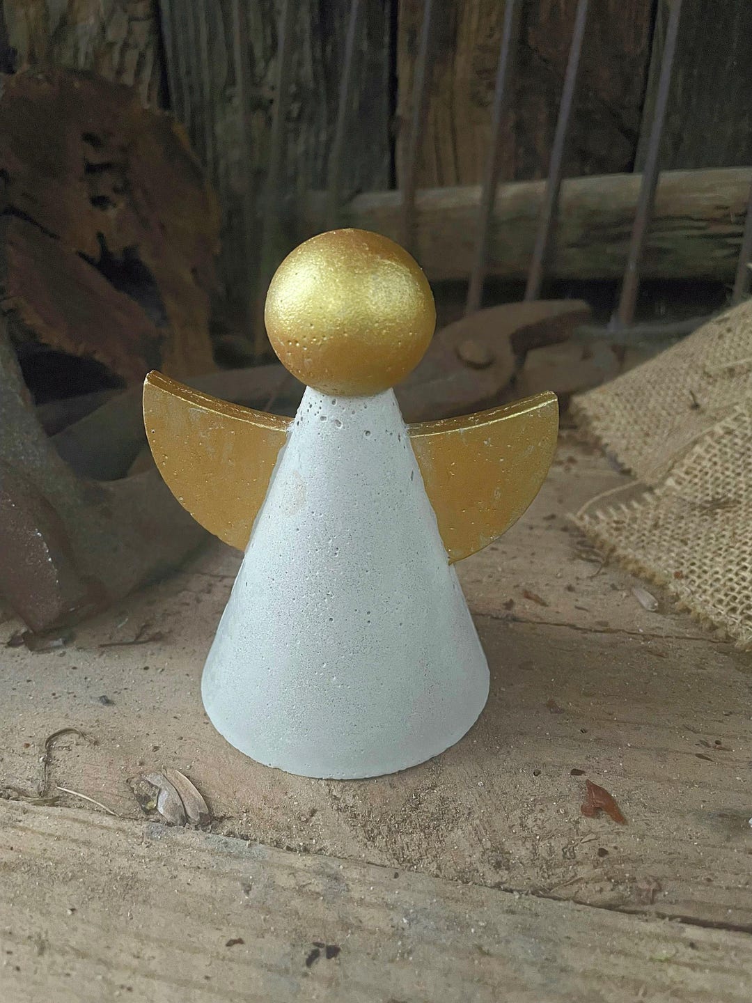 Purist Nordic Angel Concrete Art Home Decor - Etsy