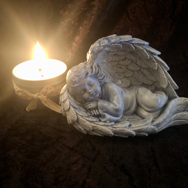 Sleeping Angel Statue - Etsy