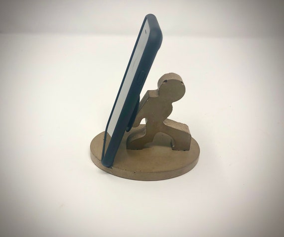Phone Stand Concrete/clay Phone Holder Office Decor | Etsy