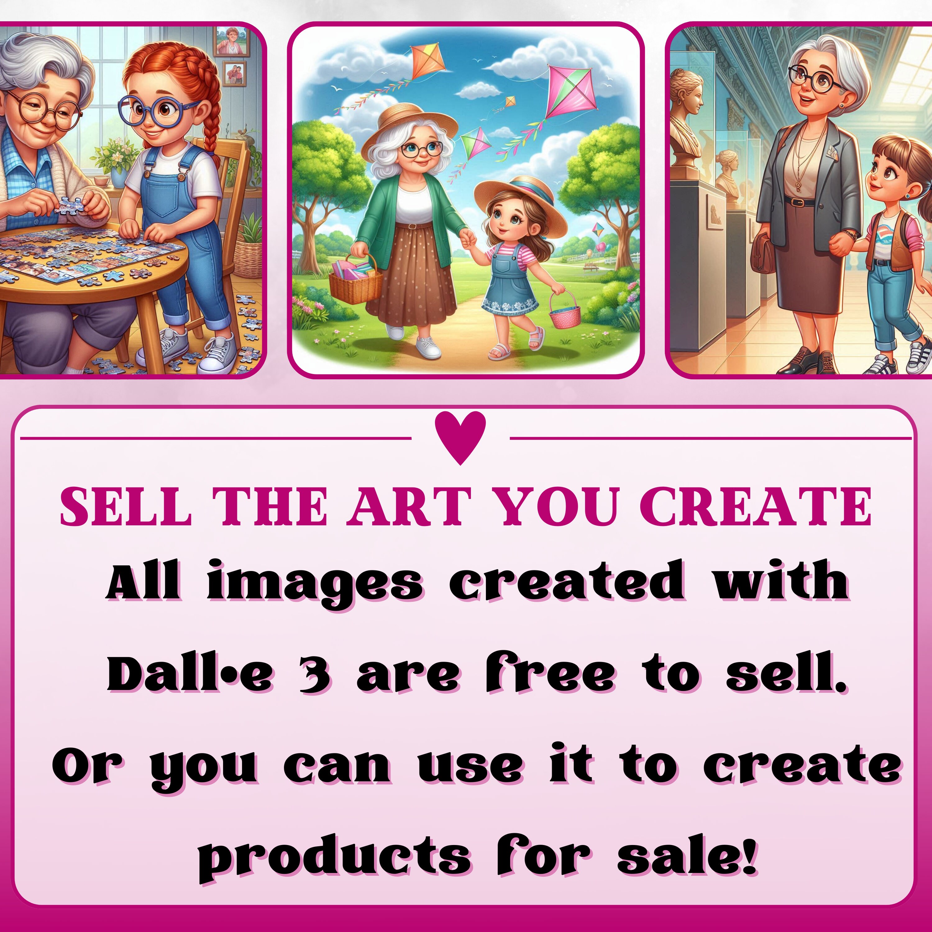 Dalle Prompt, Dalle 3 Prompt, Dalle 3 Prompts, Chatgpt Prompt, Grandma ...