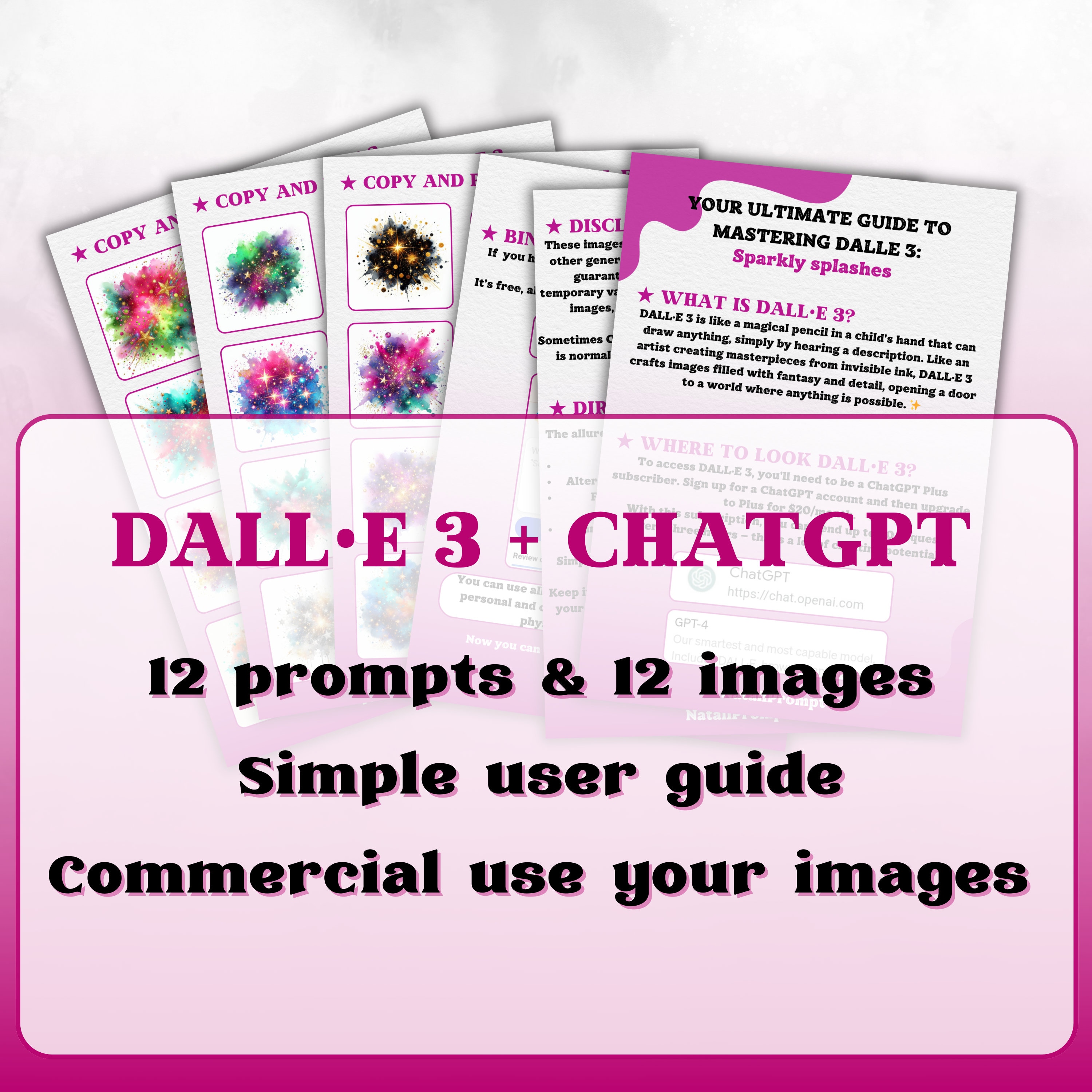 Dalle Prompt, Dalle 3 Prompt, Dalle 3 Prompts, Chatgpt Prompt, Splashes ...